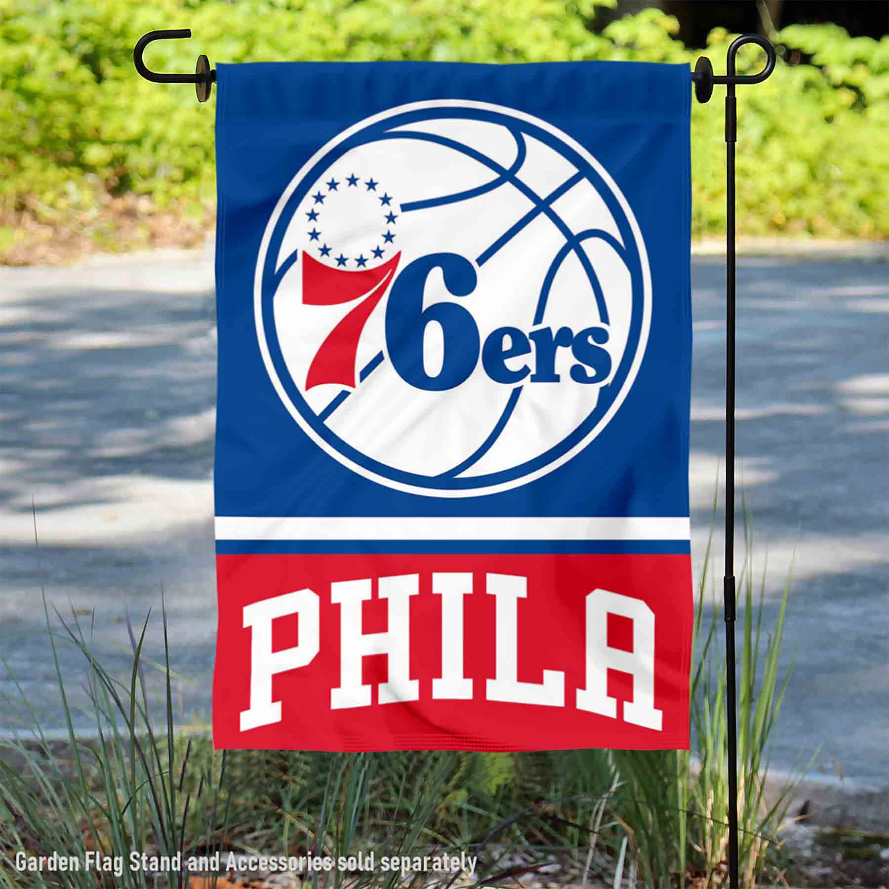 Philadelphia 76ers Garden Flag and Yard Banner 848267055582 | eBay