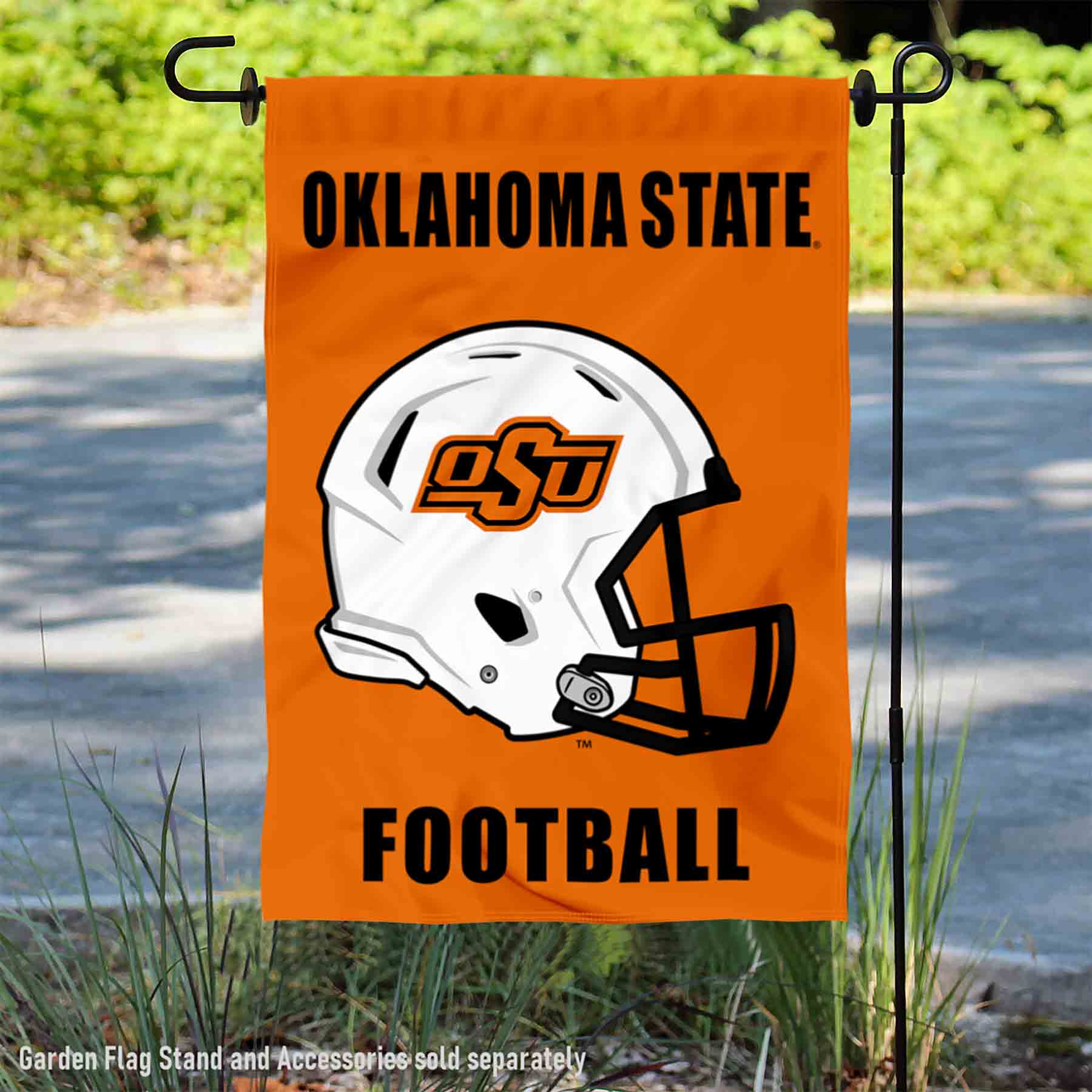OSU Cowboys Football Helmet Garden Yard Banner 840134546469 | eBay