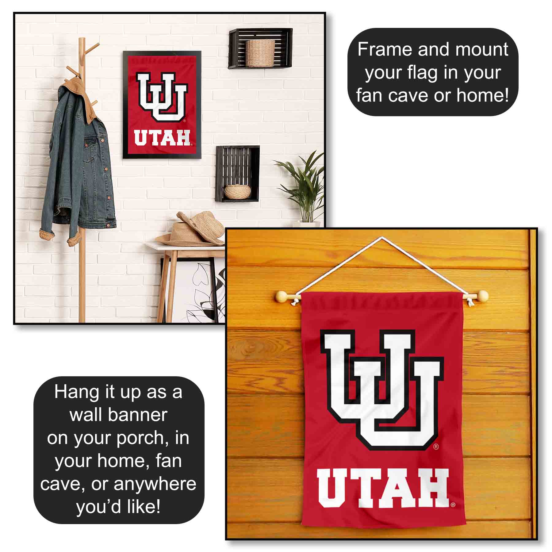 Utah Wordmark Garden Flag and Yard Banner 840134546742 | eBay