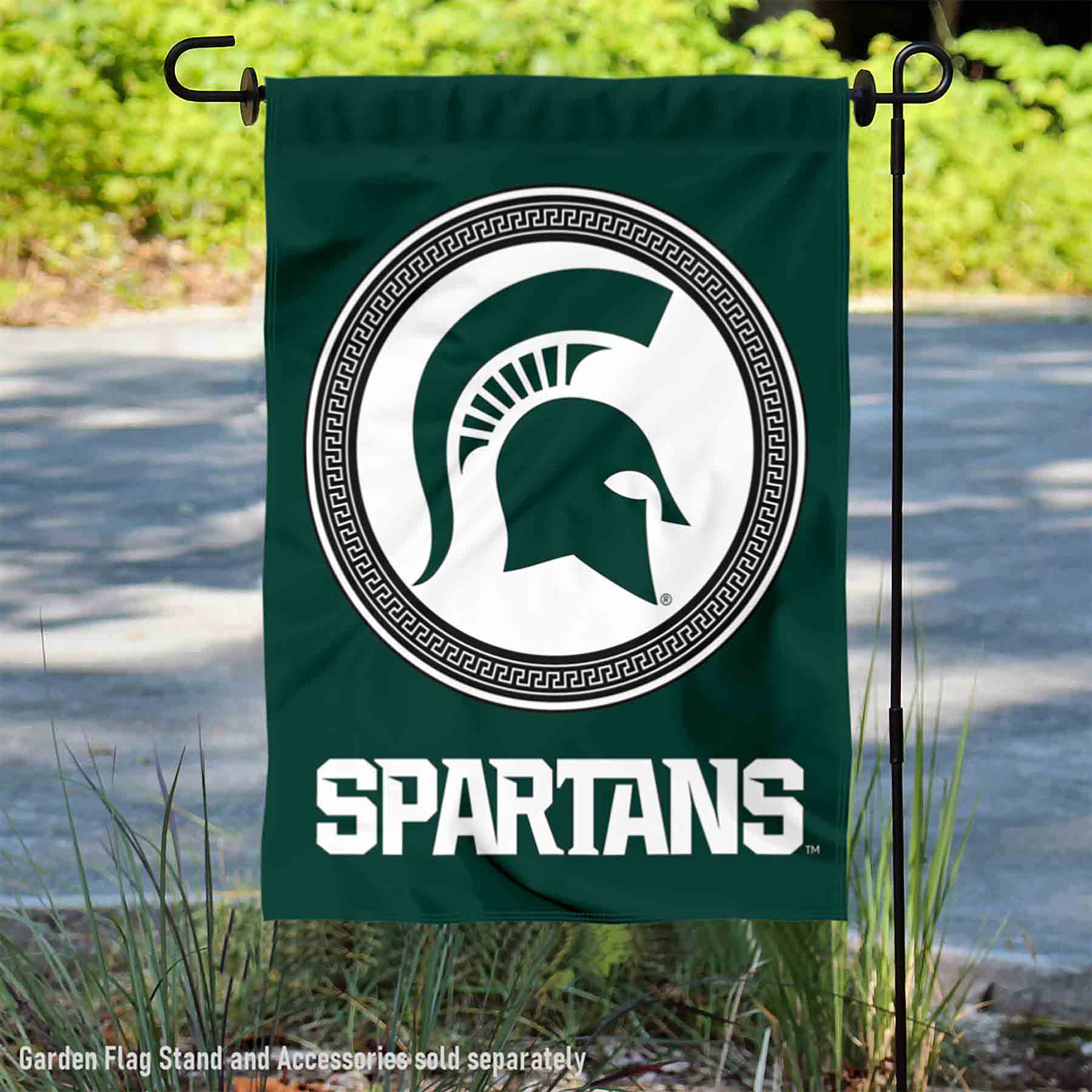 MSU Spartans Shield Garden Flag and Yard Banner 848267064584 | eBay