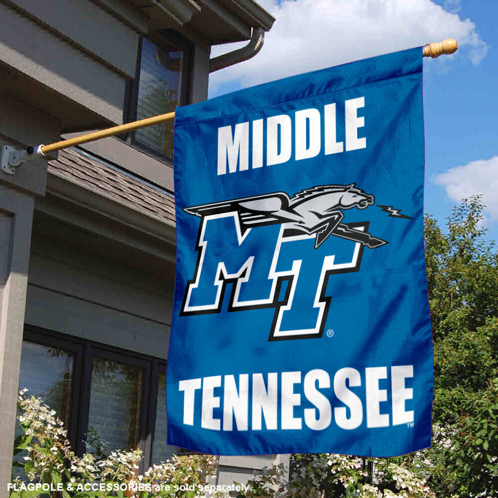 MTSU Blue Raiders Banner Flag 816844017452 | eBay