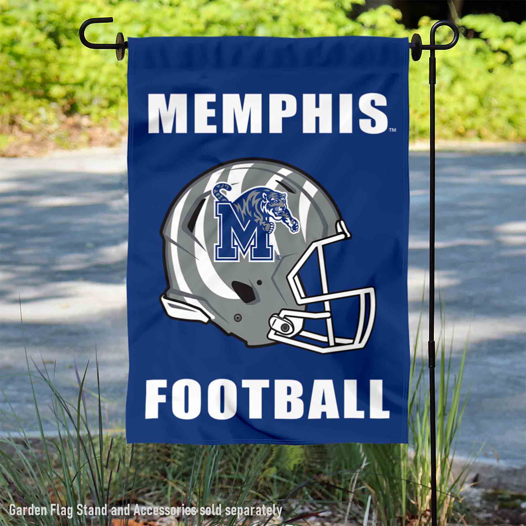 Memphis Tigers Football Helmet Garden Yard Banner 840134554990 | eBay