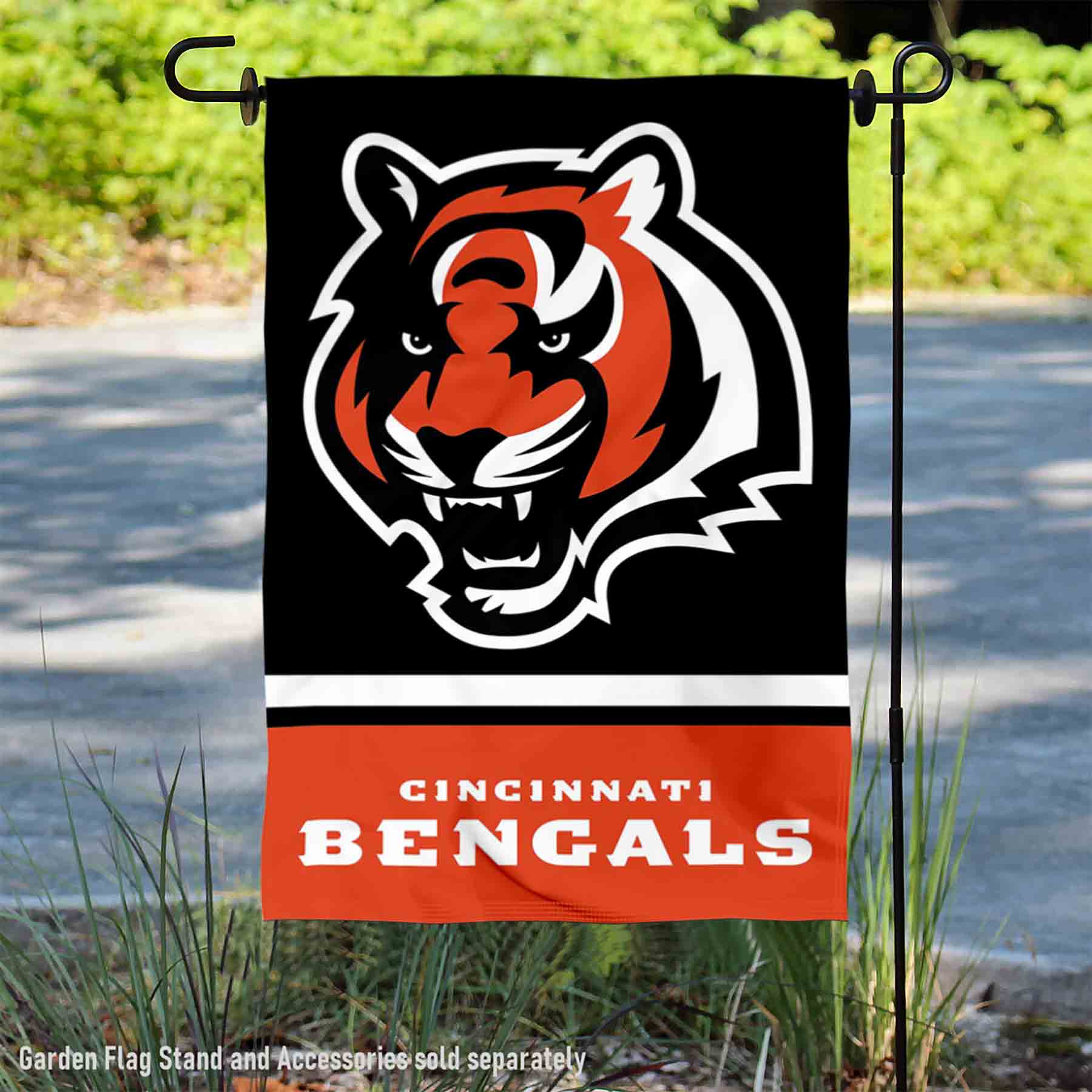 Cincinnati Bengals Bengal Head Logo Official Garden Yard Banner Flag ...