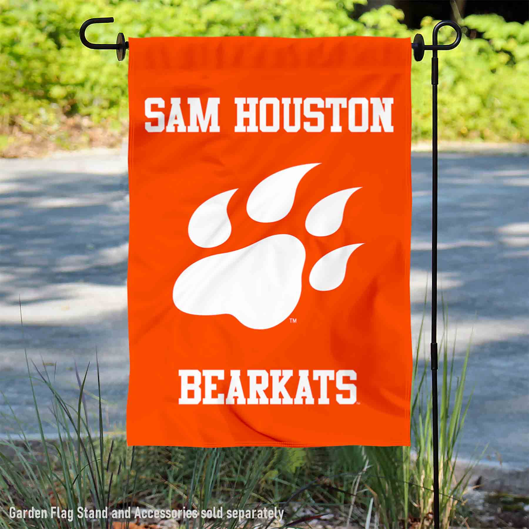 SHSU Bearkats New Paw Logo Garden Flag and Yard Banner 840134516493| eBay