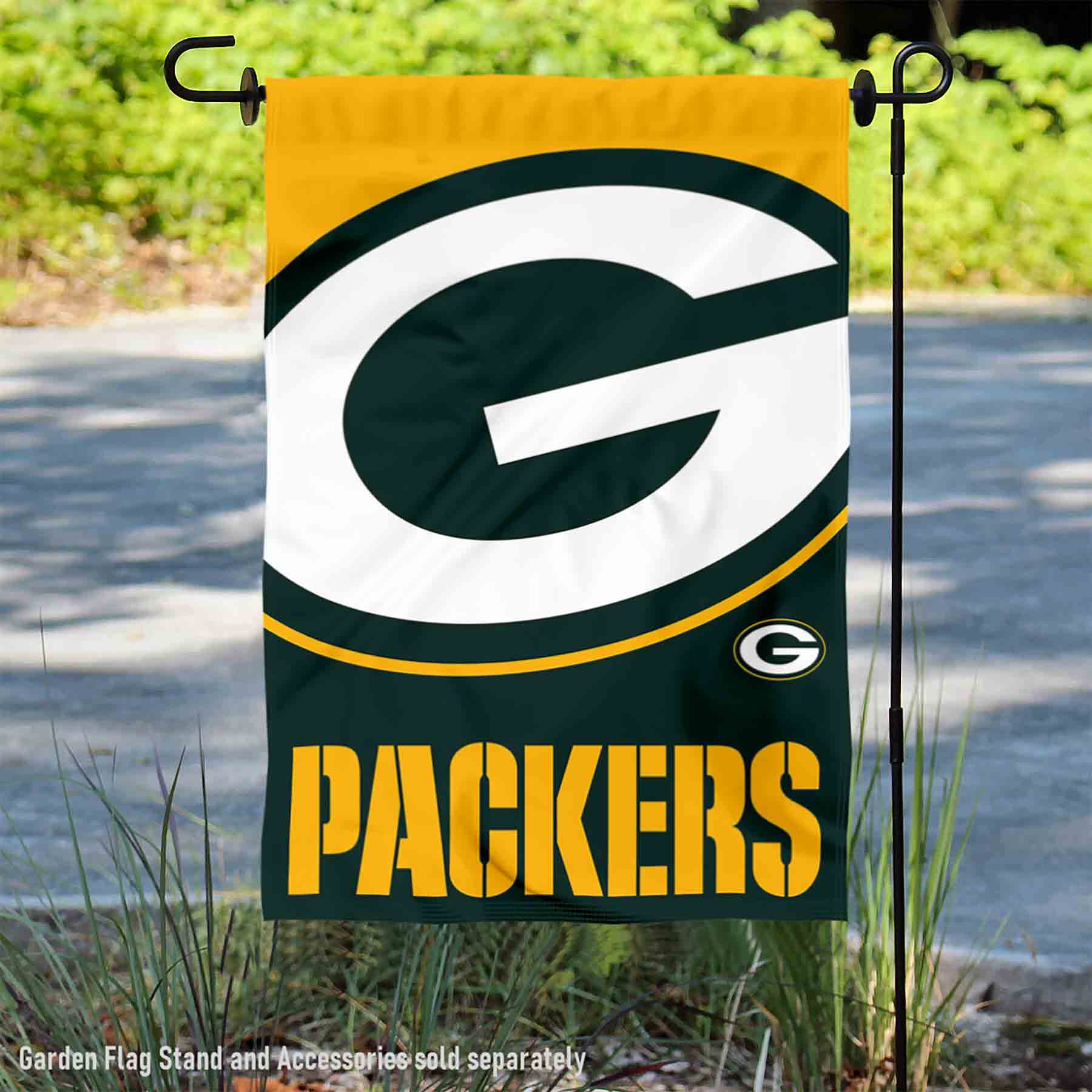 Green Bay Packers Large Logo Official Garden Yard Banner Flag ...