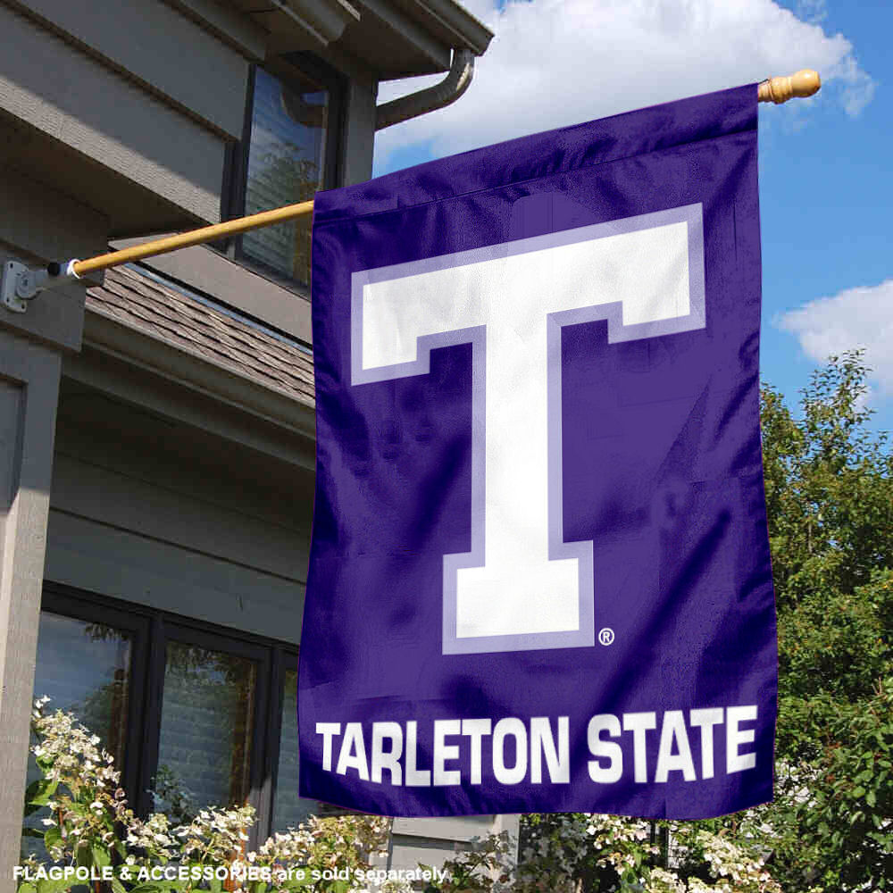 Tarleton State Texans University College House Flag 848267011175 | eBay