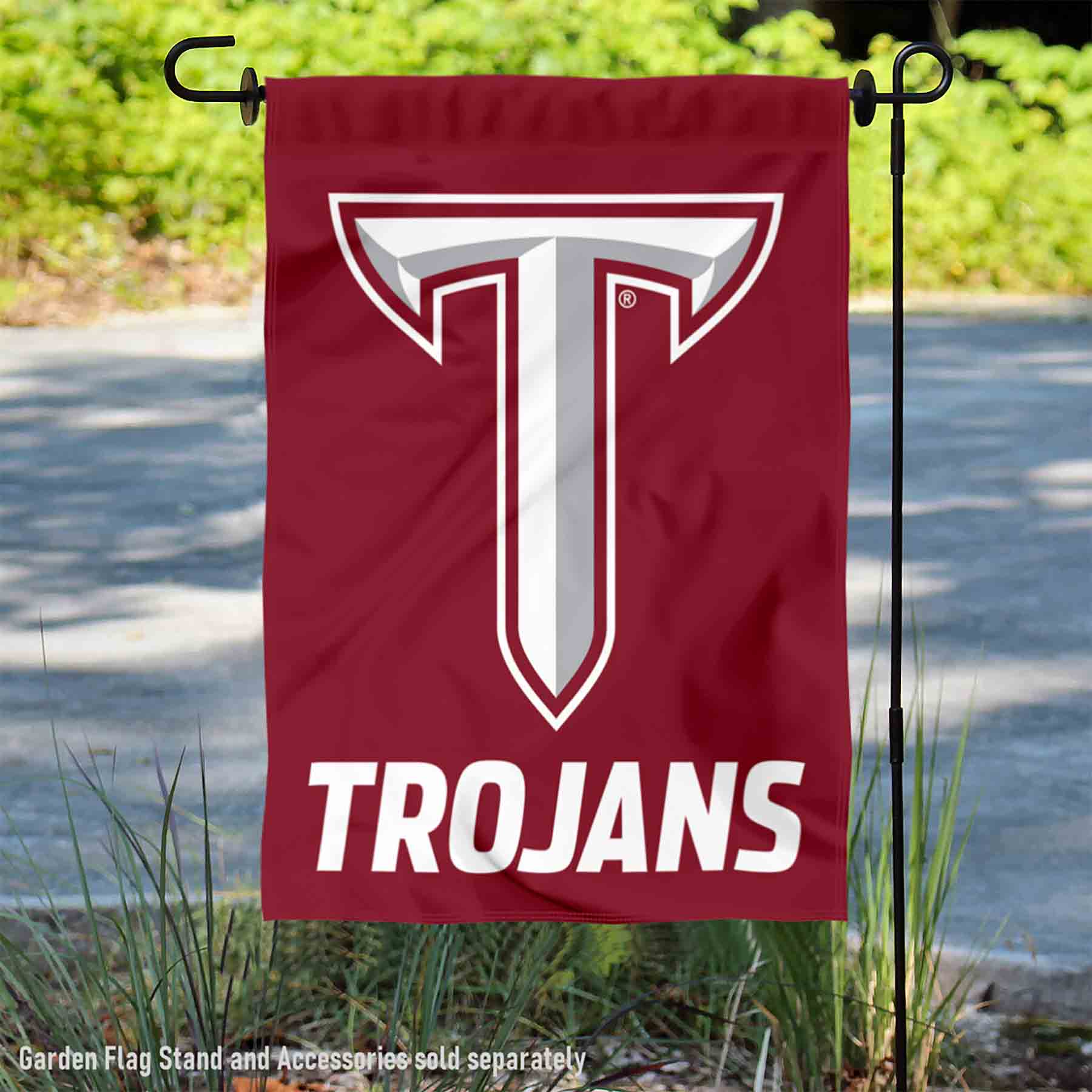 Troy Trojans Wordmark Garden Flag and Yard Banner 840134555119 | eBay