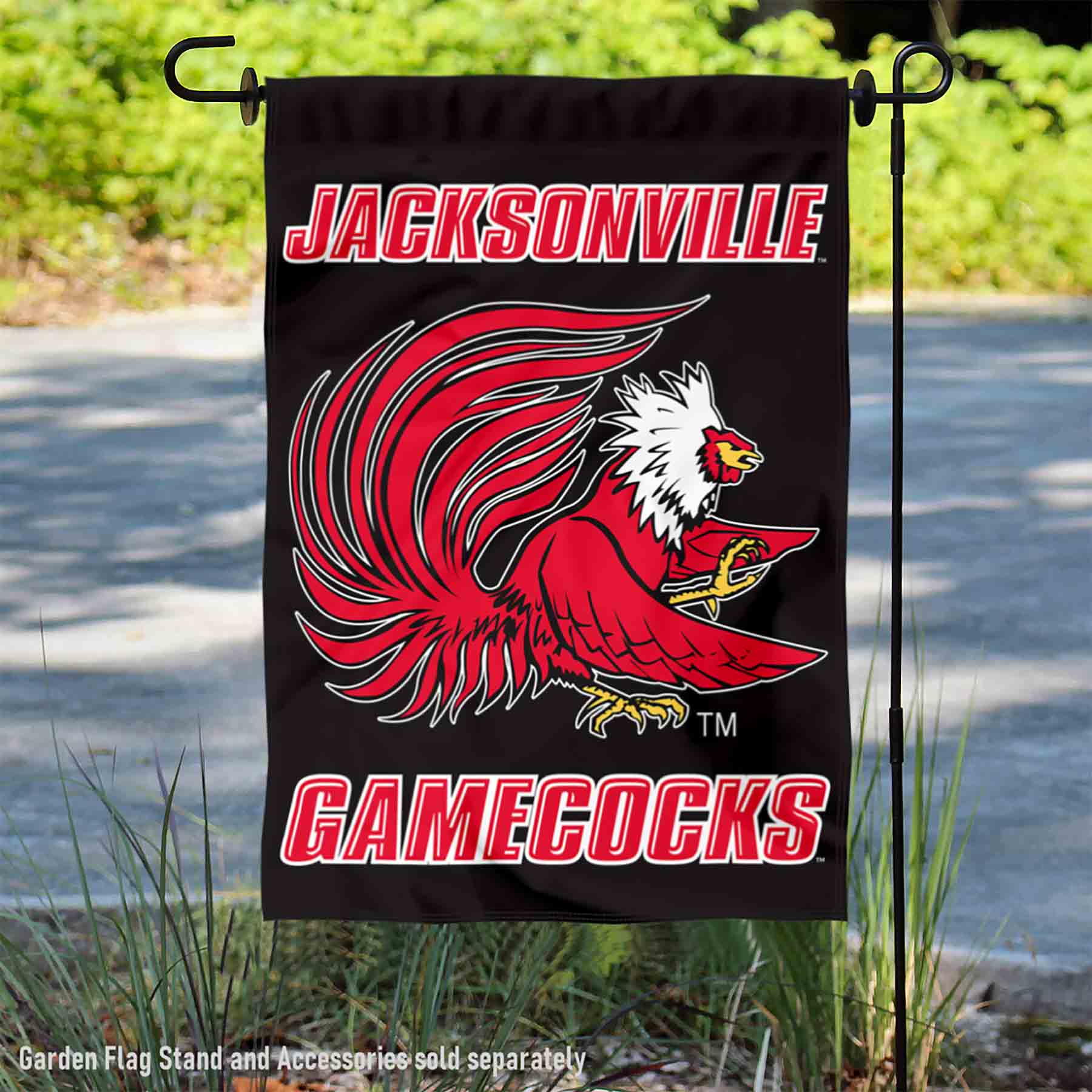 Jacksonville State Gamecocks Garden Flag and Yard Banner 816844018671 ...