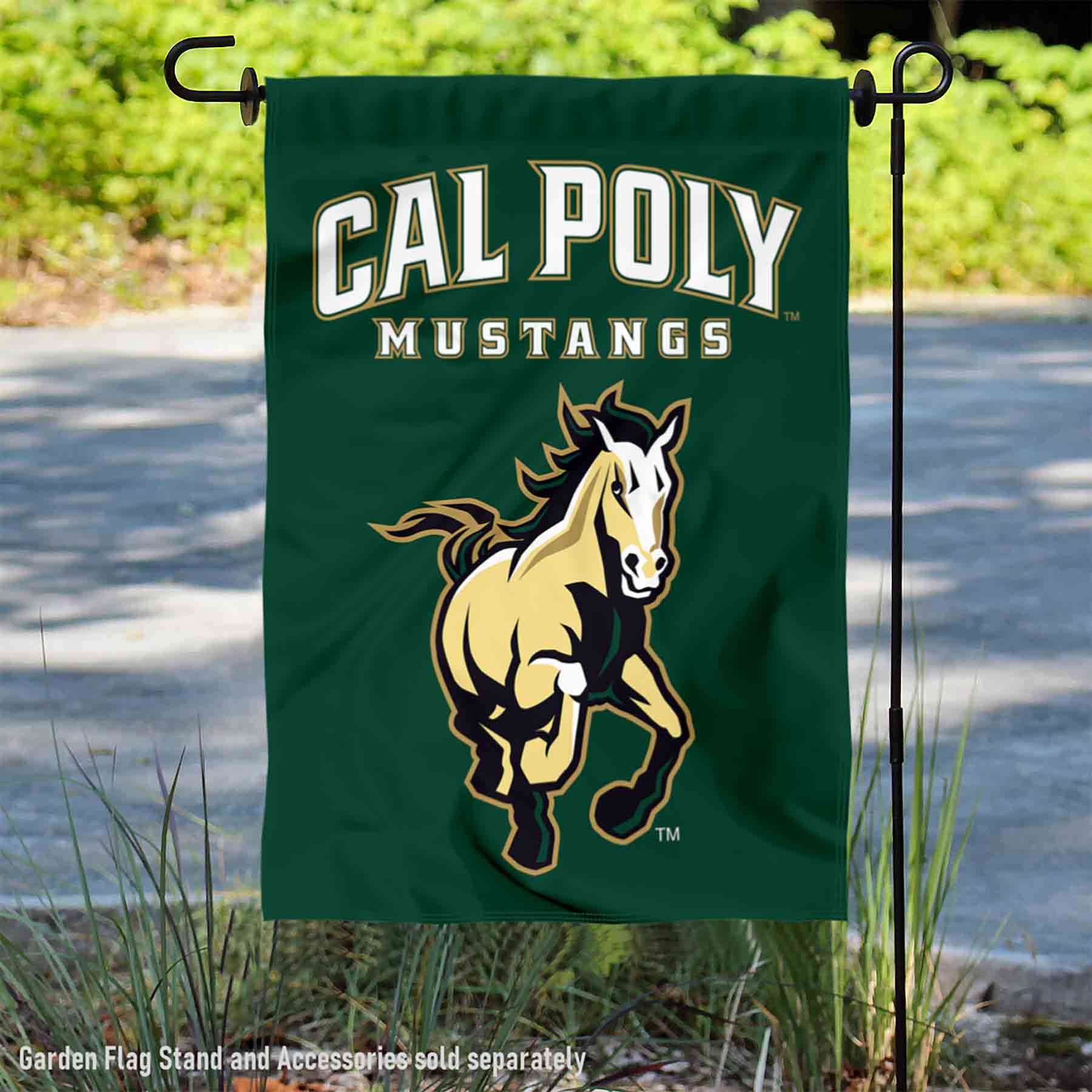 Cal Poly Mustangs Wordmark Garden Flag and Yard Banner 840134546025| eBay