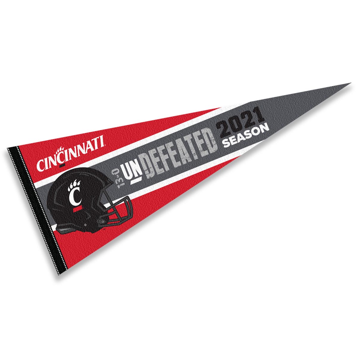 Cincinnati UC Bearcats Undefeated Football Season Pennant Banner ...