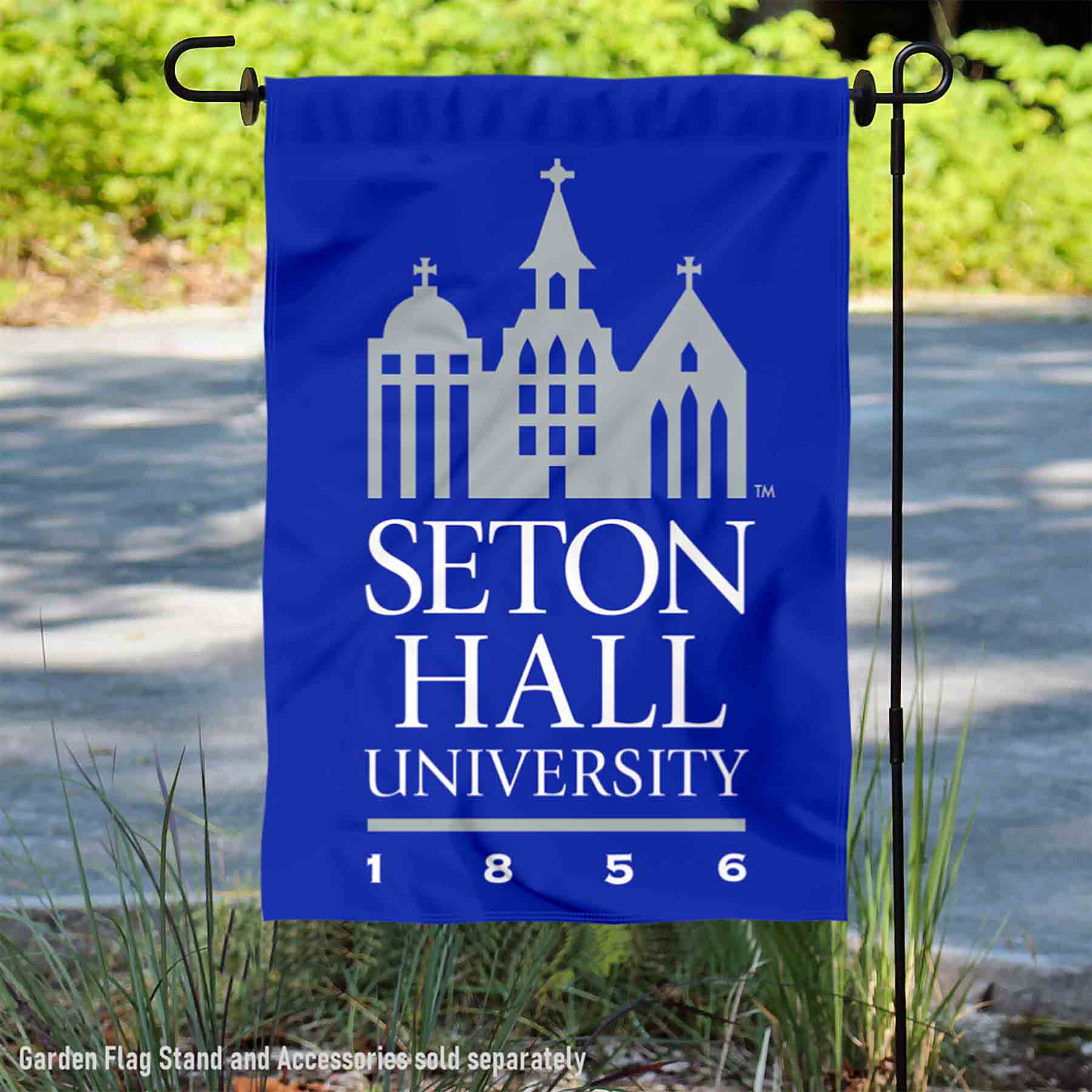 Seton Hall University Wordmark Logo Garden Flag 848267024939 | eBay