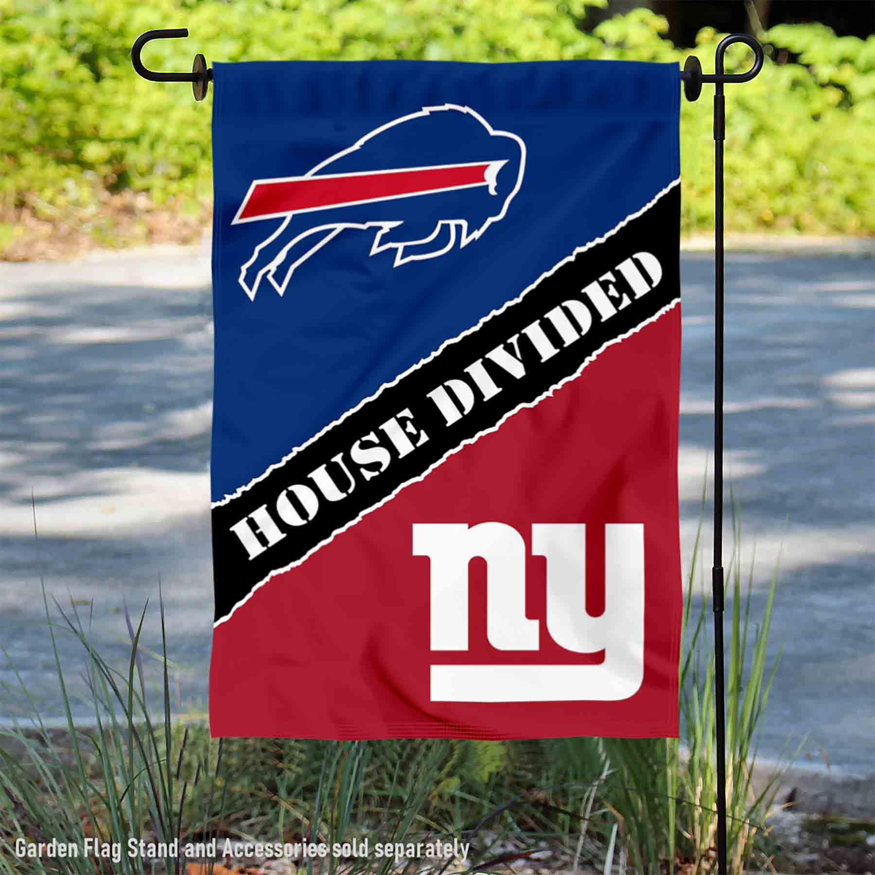 House Divided Bills and Giants Garden Flag and Yard Banner 194167755207 ...
