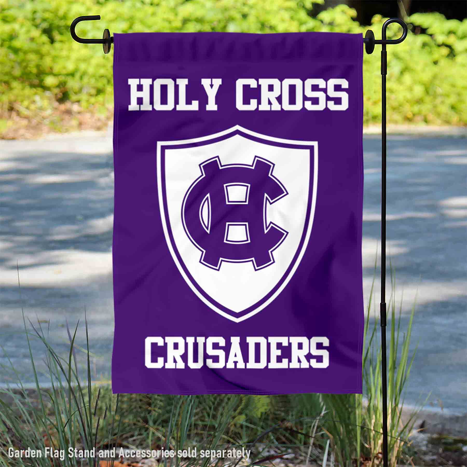 Holy Cross Crusaders Garden Flag and Yard Banner 848267044982 | eBay