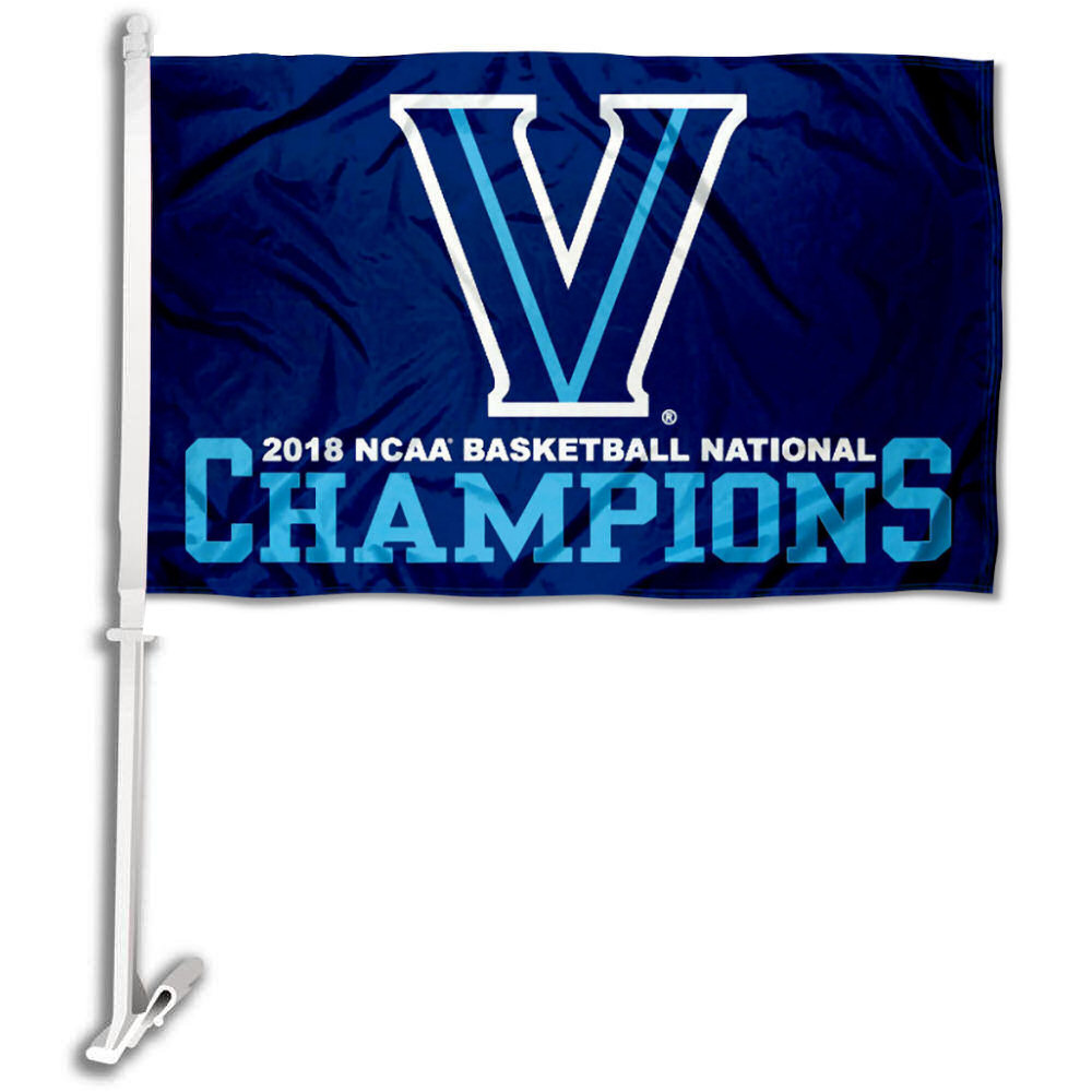 Villanova Wildcats NCAA Basketball 2018 Champions Car Auto Window Flag ...